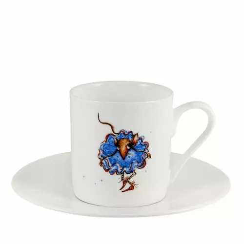 Babyccino Mug Bluebell Mouse | Jane Abbott