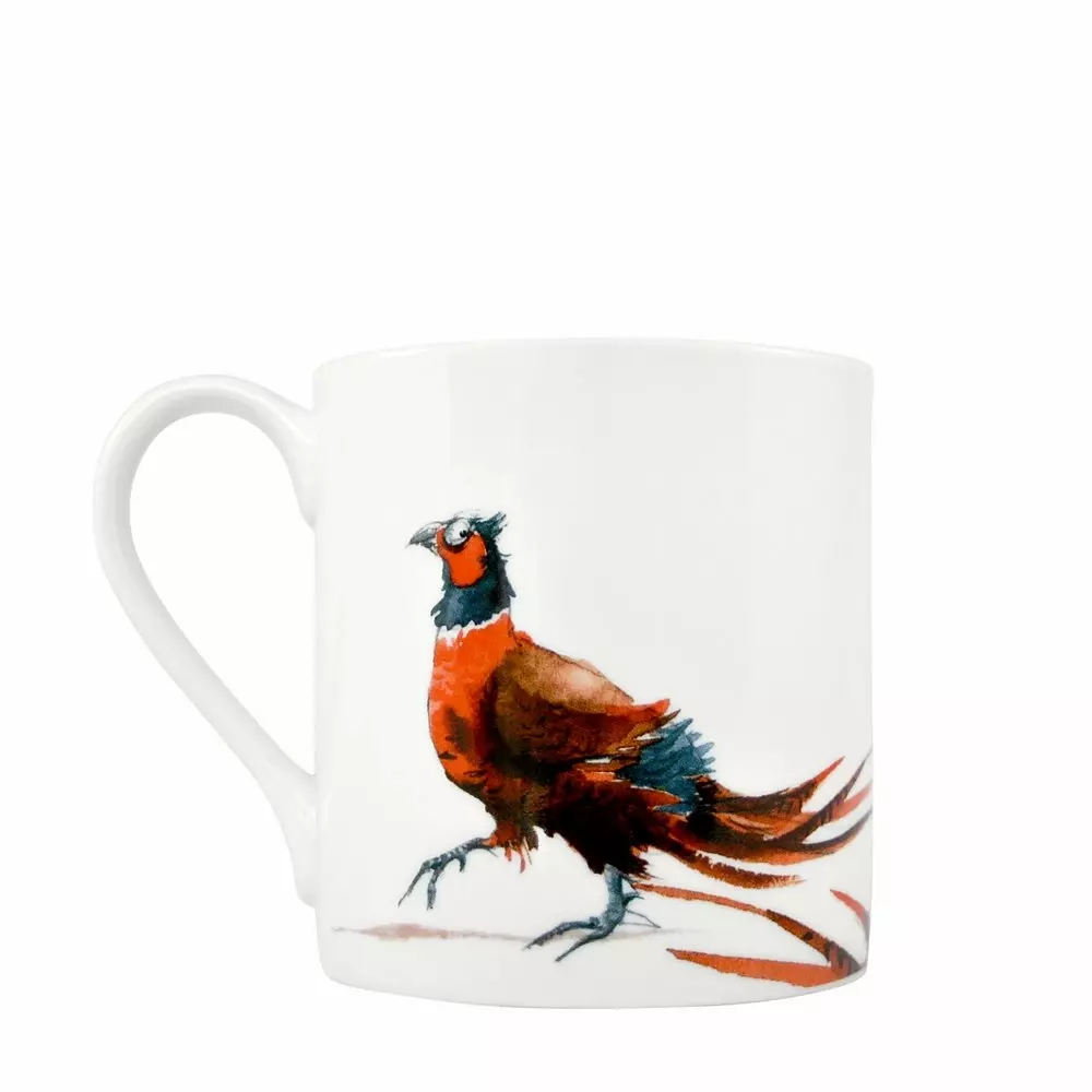 Pheasant 1 Bone China Mug | Jane Abbott